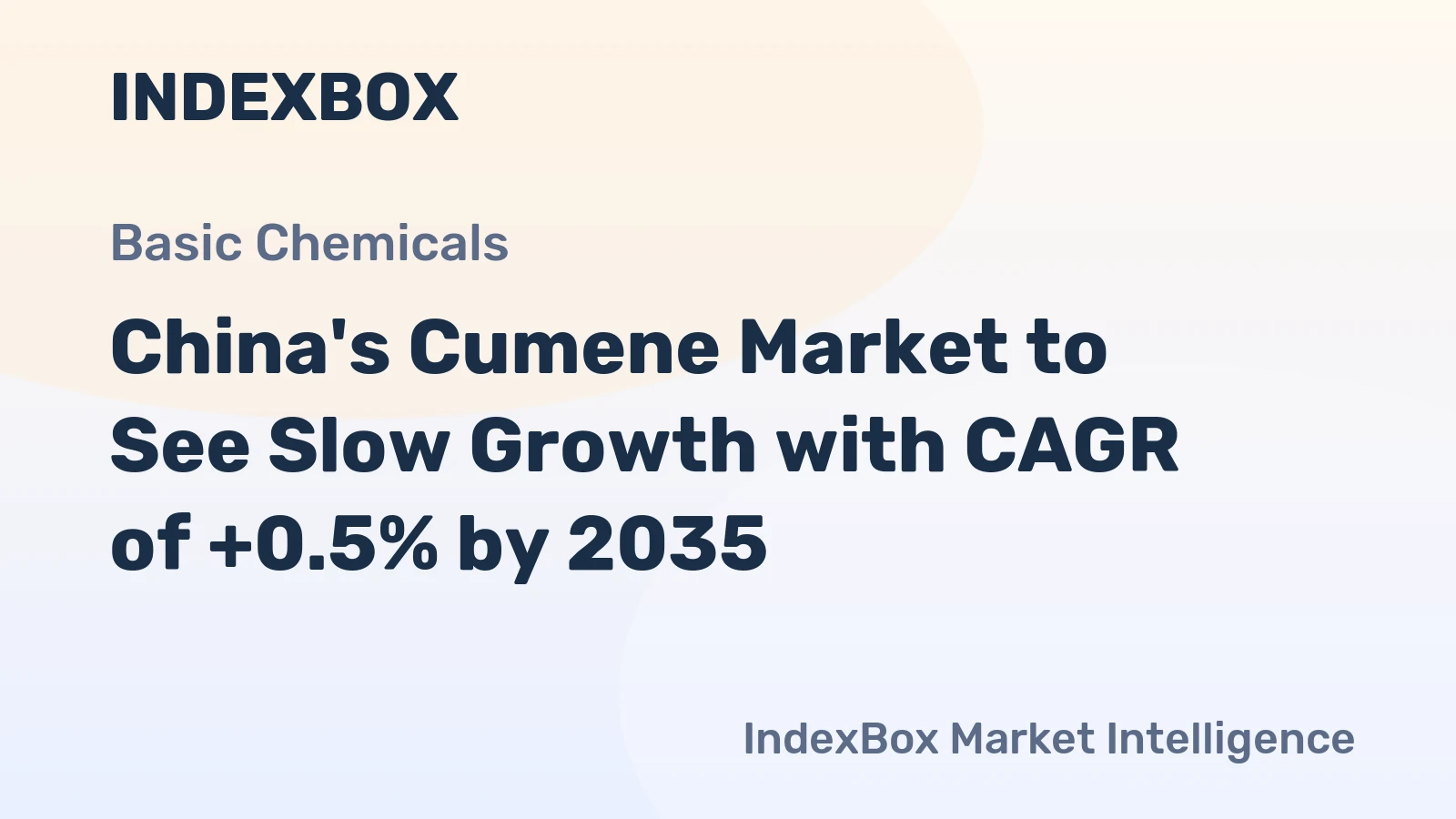 China's Cumene Market to See Slow Growth with CAGR of +0.5% by 2035