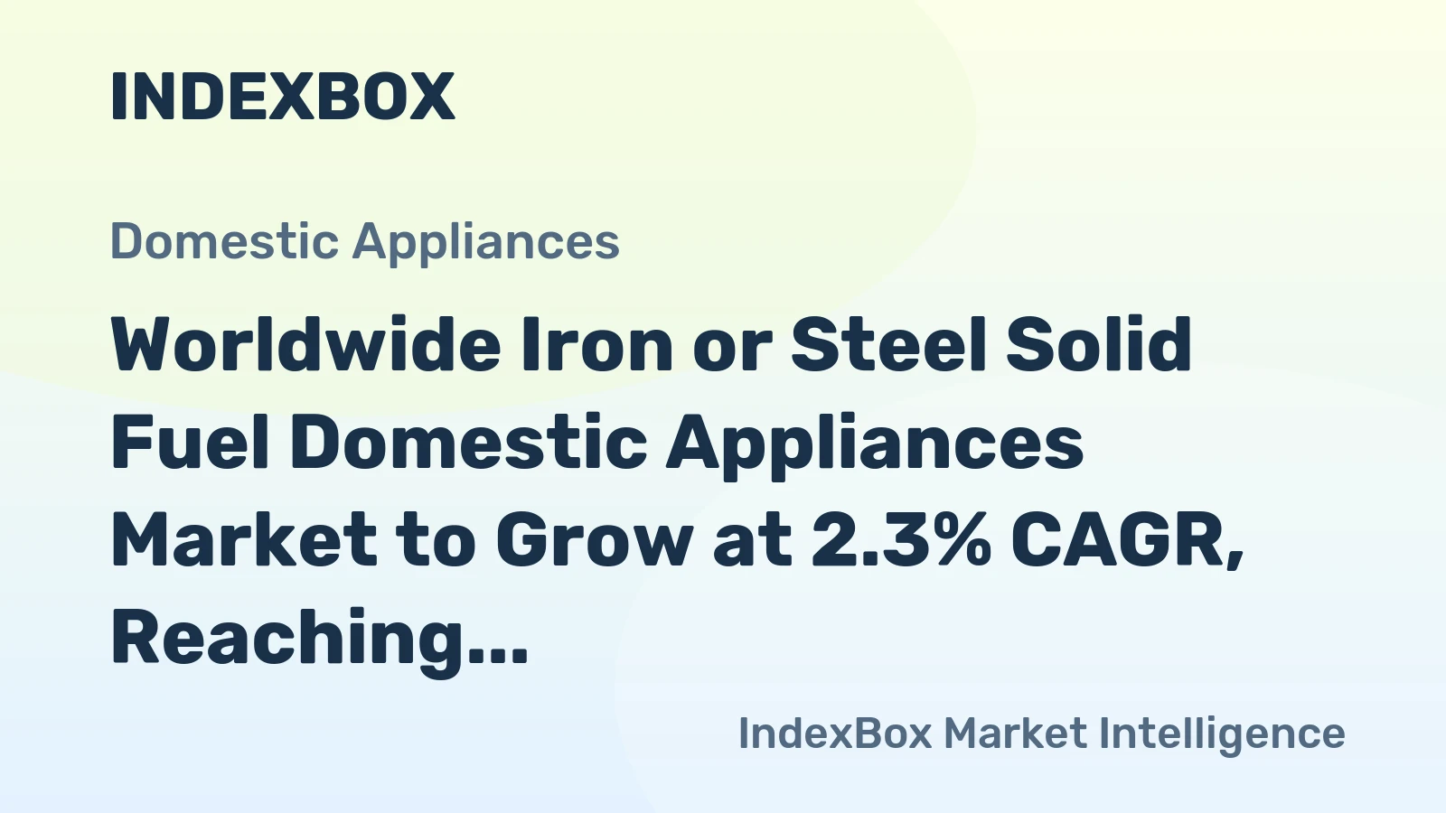 Worldwide Iron or Steel Solid Fuel Domestic Appliances Market to Grow at 2.3% CAGR, Reaching 71M Units by 2035