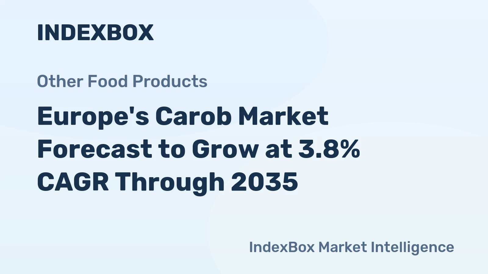 Europe's Carob Market Forecast to Grow at 3.8% CAGR Through 2035