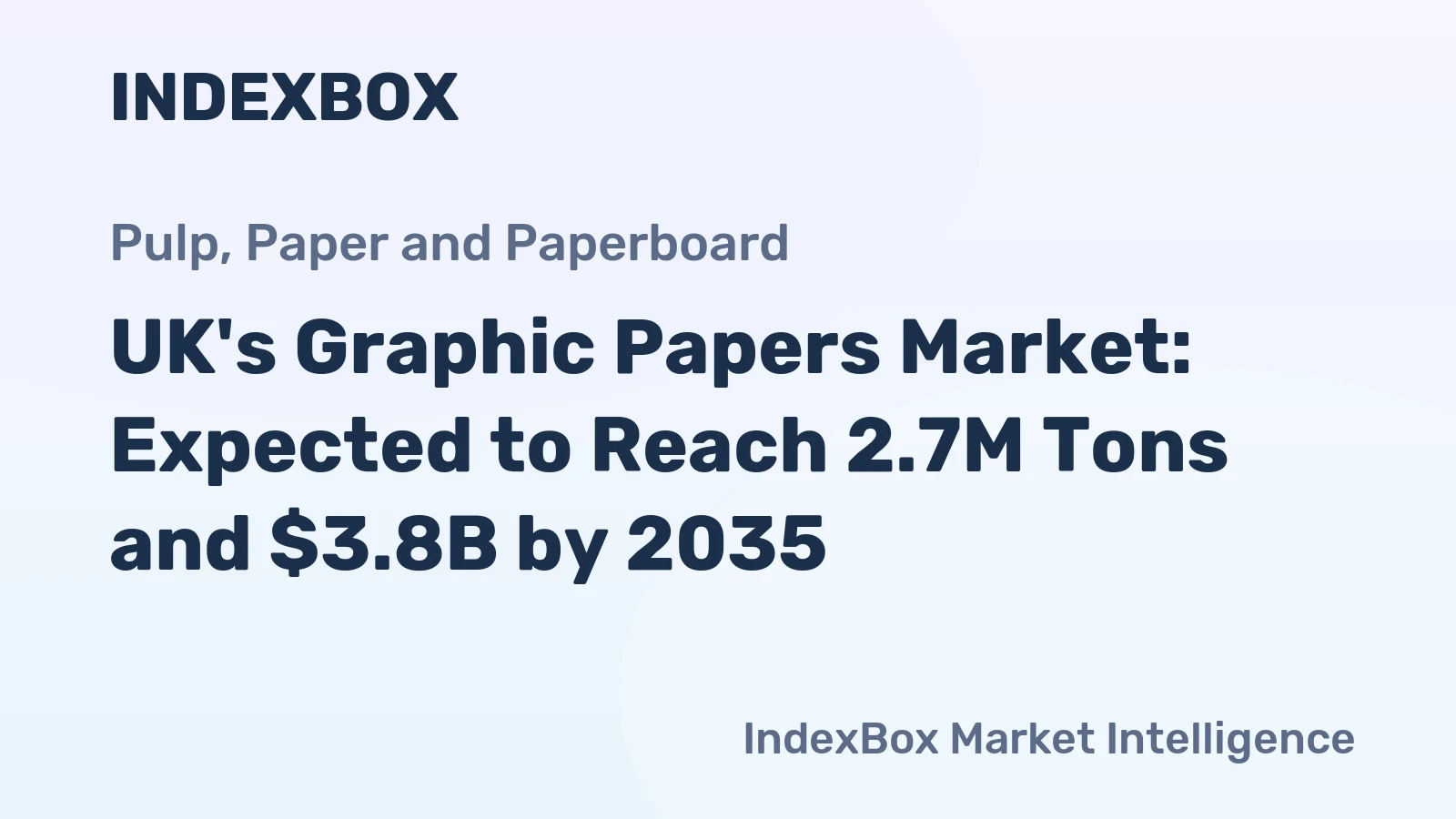 UK's Graphic Papers Market: Expected to Reach 2.7M Tons and $3.8B by 2035