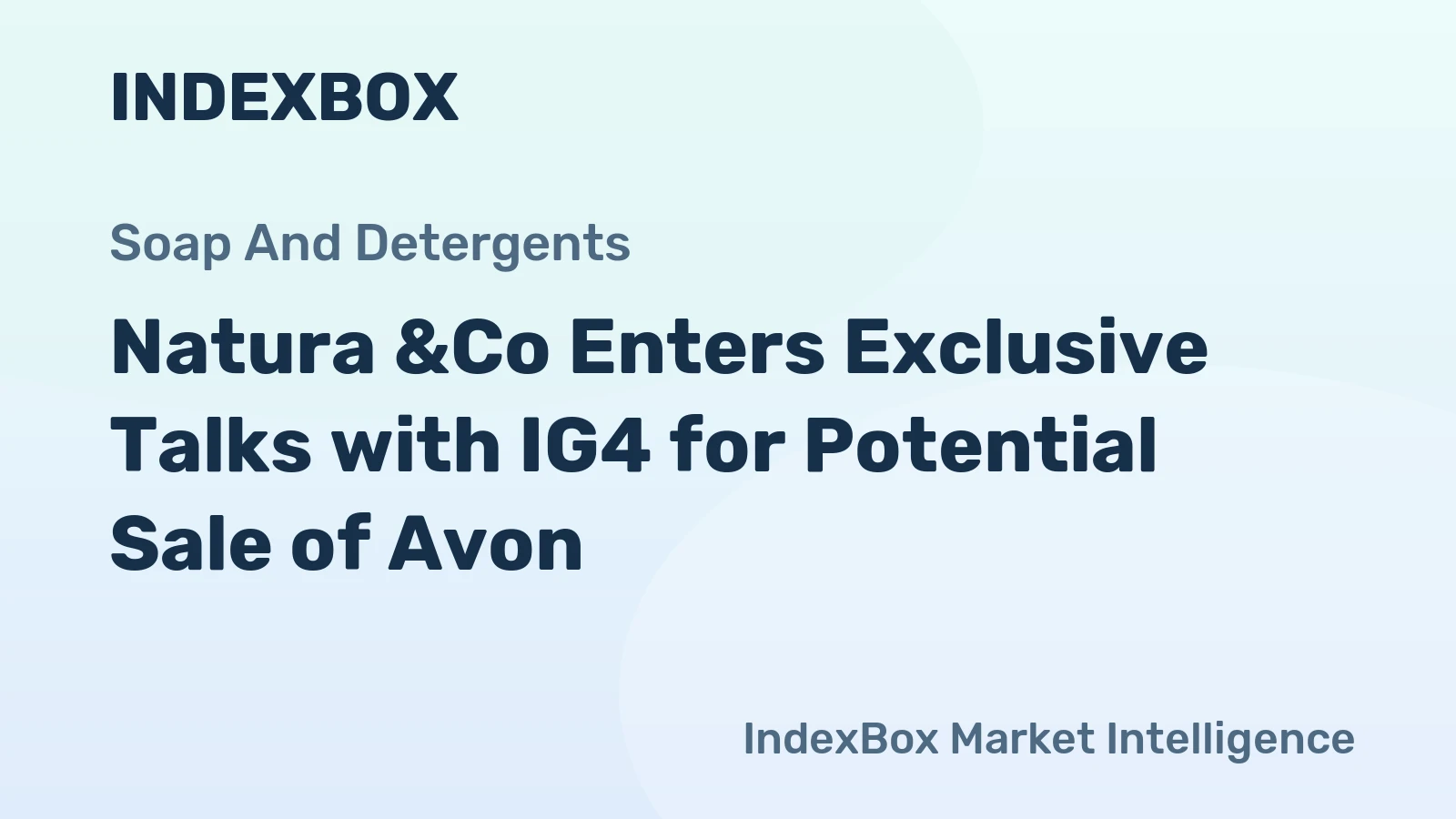 Natura &Co Enters Exclusive Talks with IG4 for Potential Sale of Avon