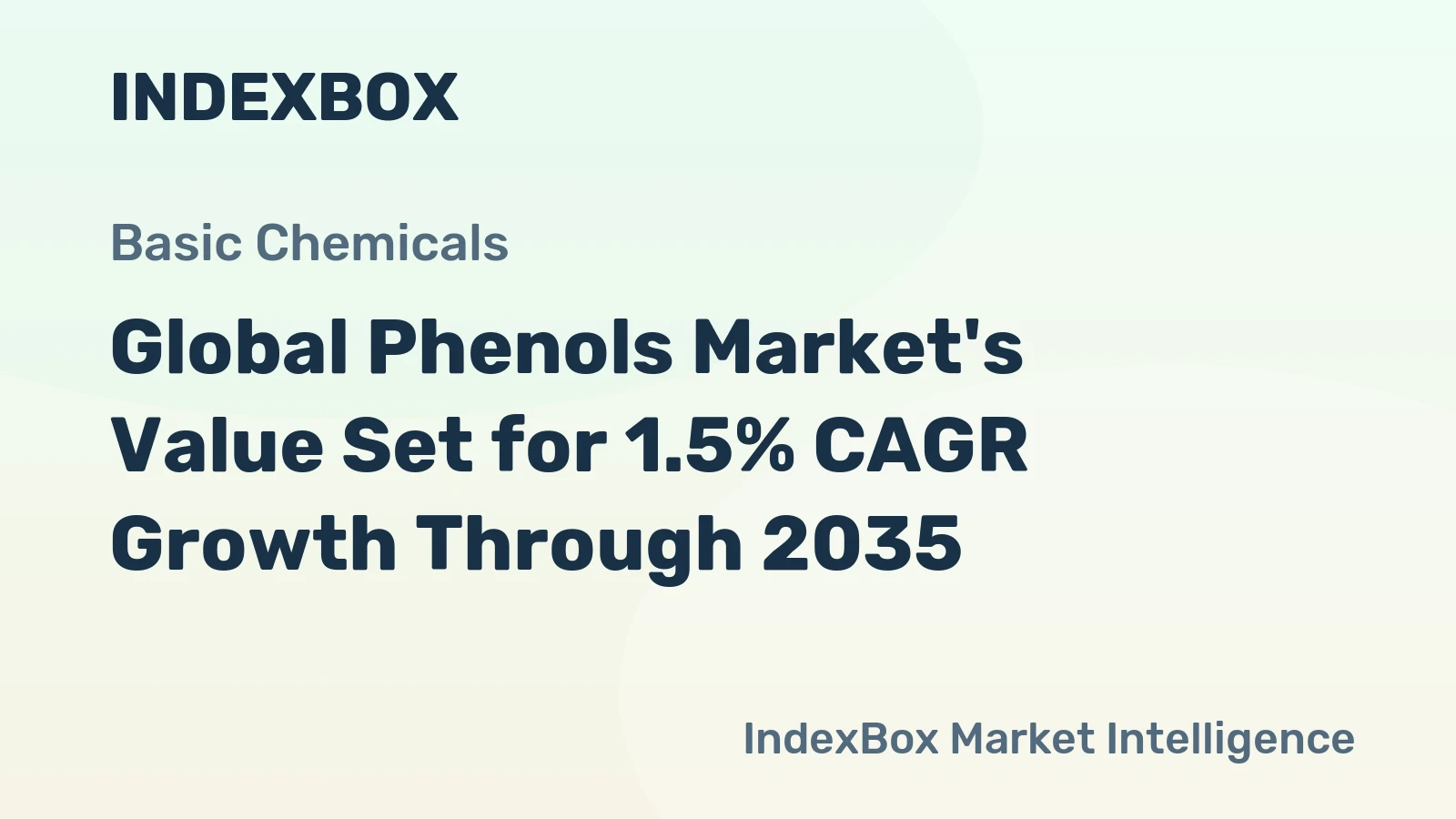 Global Phenols Market's Value Set for 1.5% CAGR Growth Through 2035