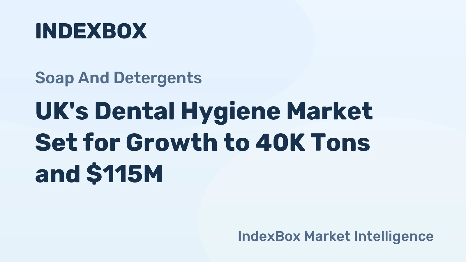UK's Dental Hygiene Market Set for Growth to 40K Tons and $115M