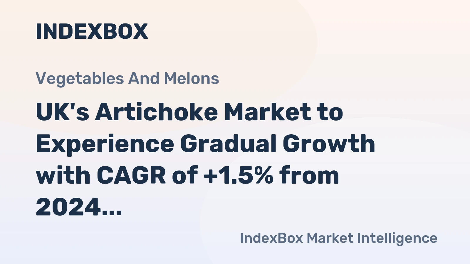 UK's Artichoke Market to Experience Gradual Growth with CAGR of +1.5% from 2024 to 2035