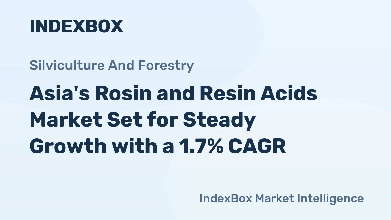 Asia's Rosin and Resin Acids Market Set for Steady Growth with a 1.7% CAGR