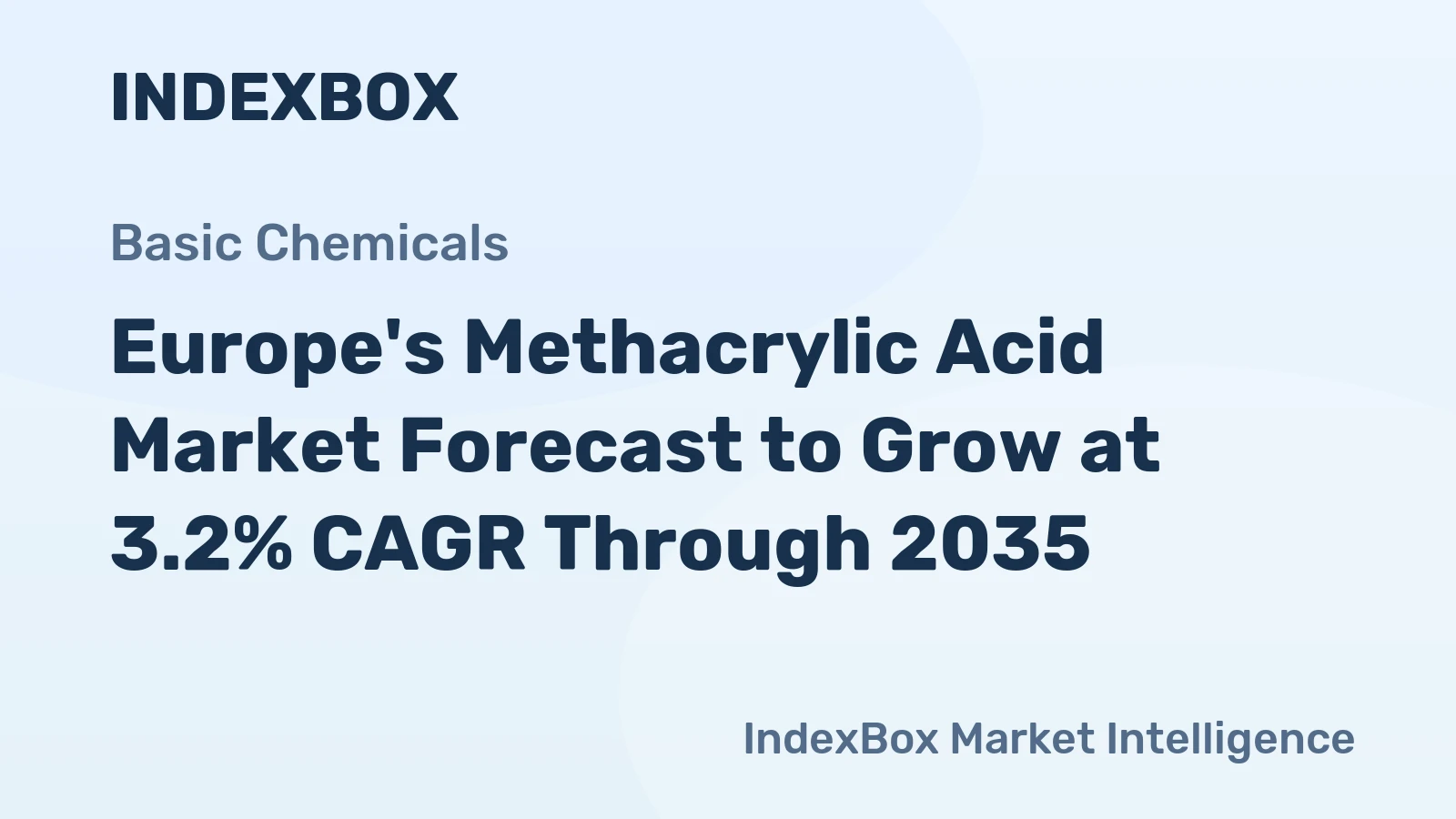 Europe's Methacrylic Acid Market Forecast to Grow at 3.2% CAGR Through 2035