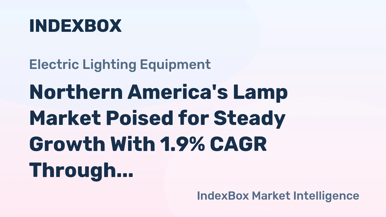 Northern America's Lamp Market Poised for Steady Growth With 1.9% CAGR Through 2035