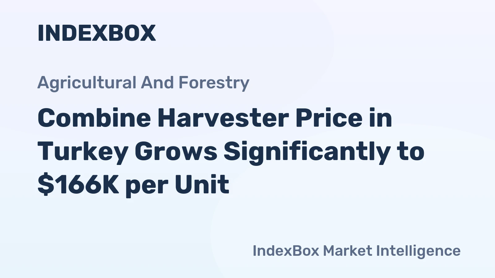 Combine Harvester Price in Turkey Grows Significantly to $166K per Unit