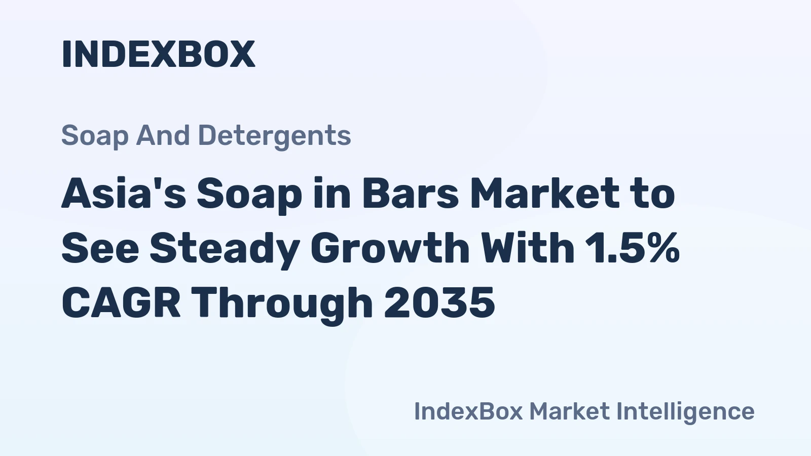 Asia's Soap in Bars Market to See Steady Growth With 1.5% CAGR Through 2035