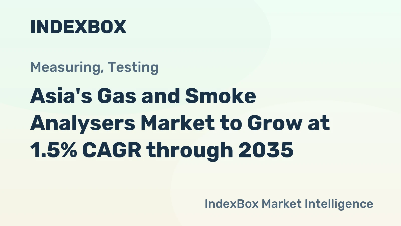 Asia's Gas and Smoke Analysers Market to Grow at 1.5% CAGR through 2035