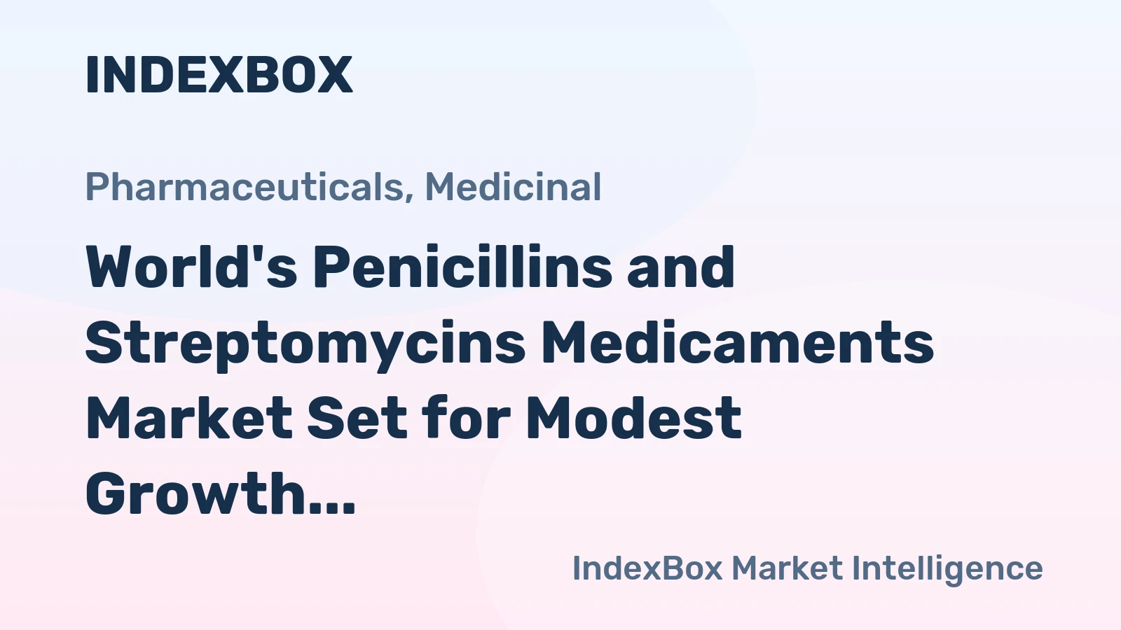 World's Penicillins and Streptomycins Medicaments Market Set for Modest Growth with +1.8% CAGR Through 2035
