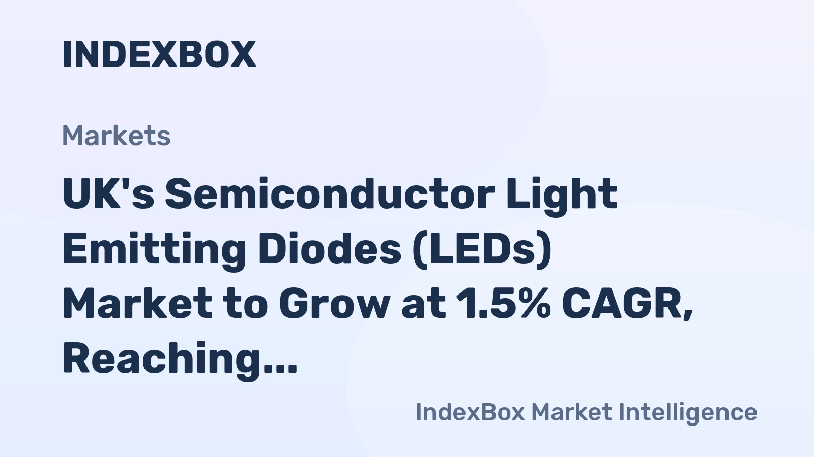 UK's Semiconductor Light Emitting Diodes (LEDs) Market to Grow at 1.5% CAGR, Reaching 282K tons by 2035