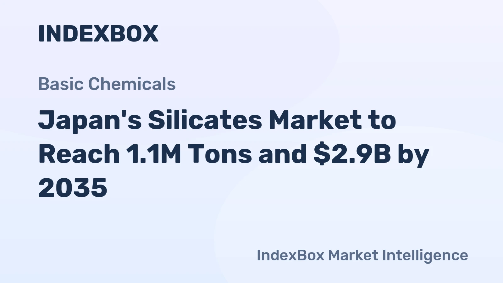 Japan's Silicates Market to Reach 1.1M Tons and $2.9B by 2035