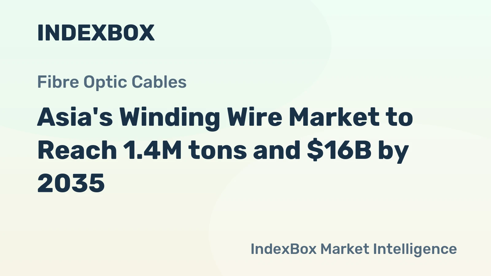 Asia's Winding Wire Market to Reach 1.4M tons and $16B by 2035