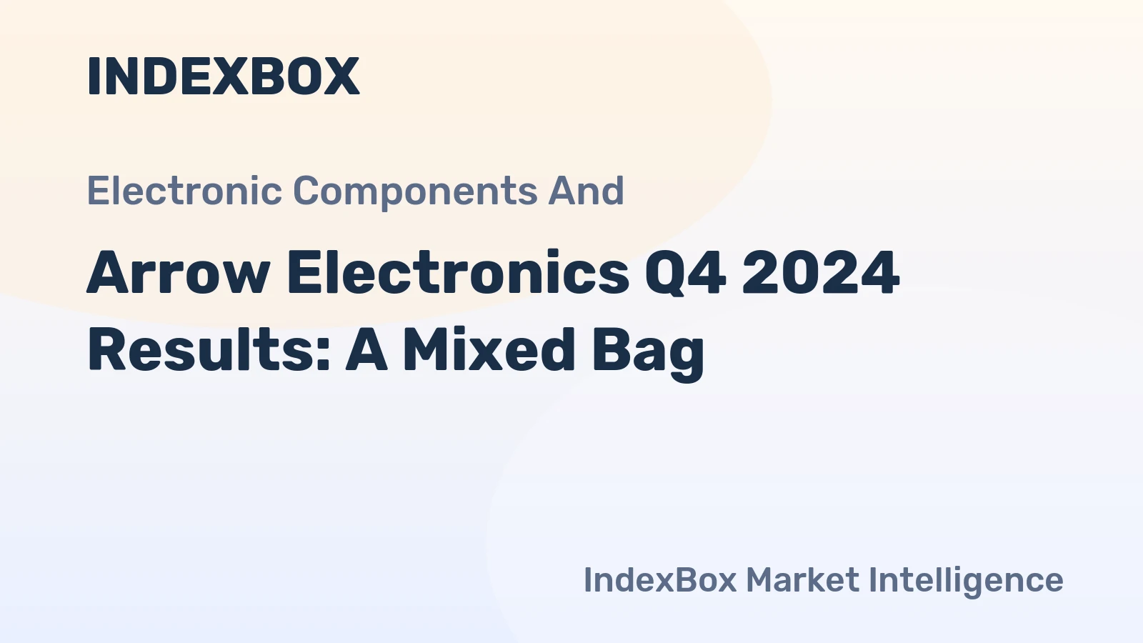 Arrow Electronics Q4 2024 Results: A Mixed Bag