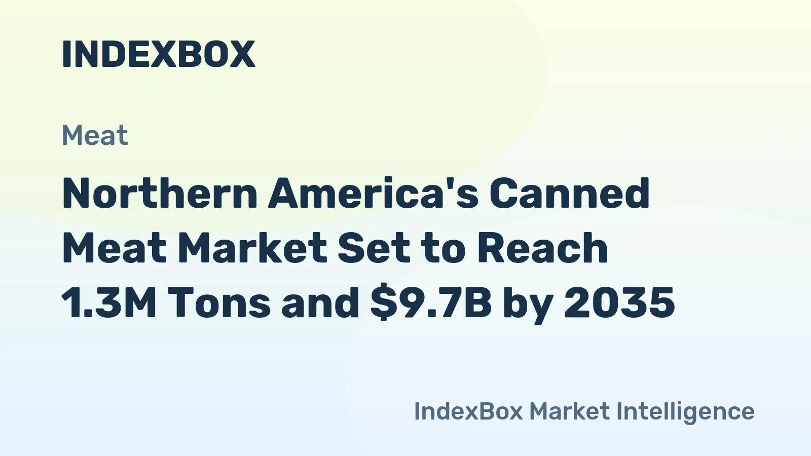 Northern America's Canned Meat Market Set to Reach 1.3M Tons and $9.7B by 2035