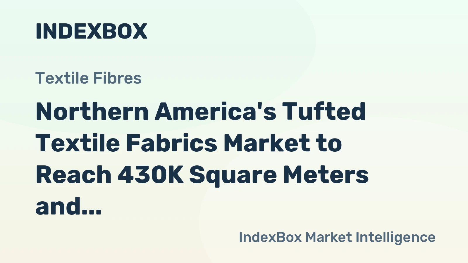 Northern America's Tufted Textile Fabrics Market to Reach 430K Square Meters and $3.5M by 2035