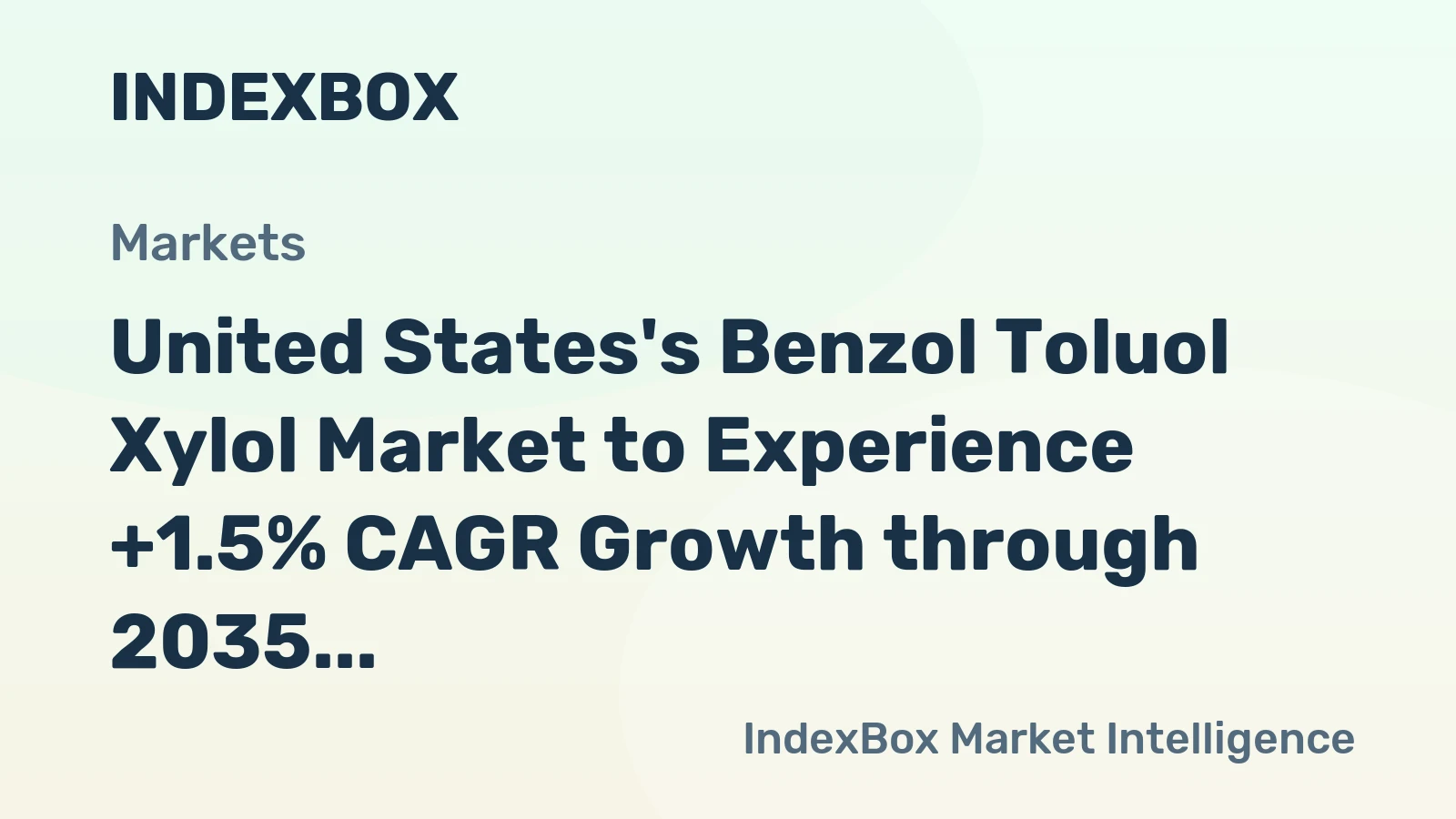 United States's Benzol Toluol Xylol Market to Experience +1.5% CAGR Growth through 2035