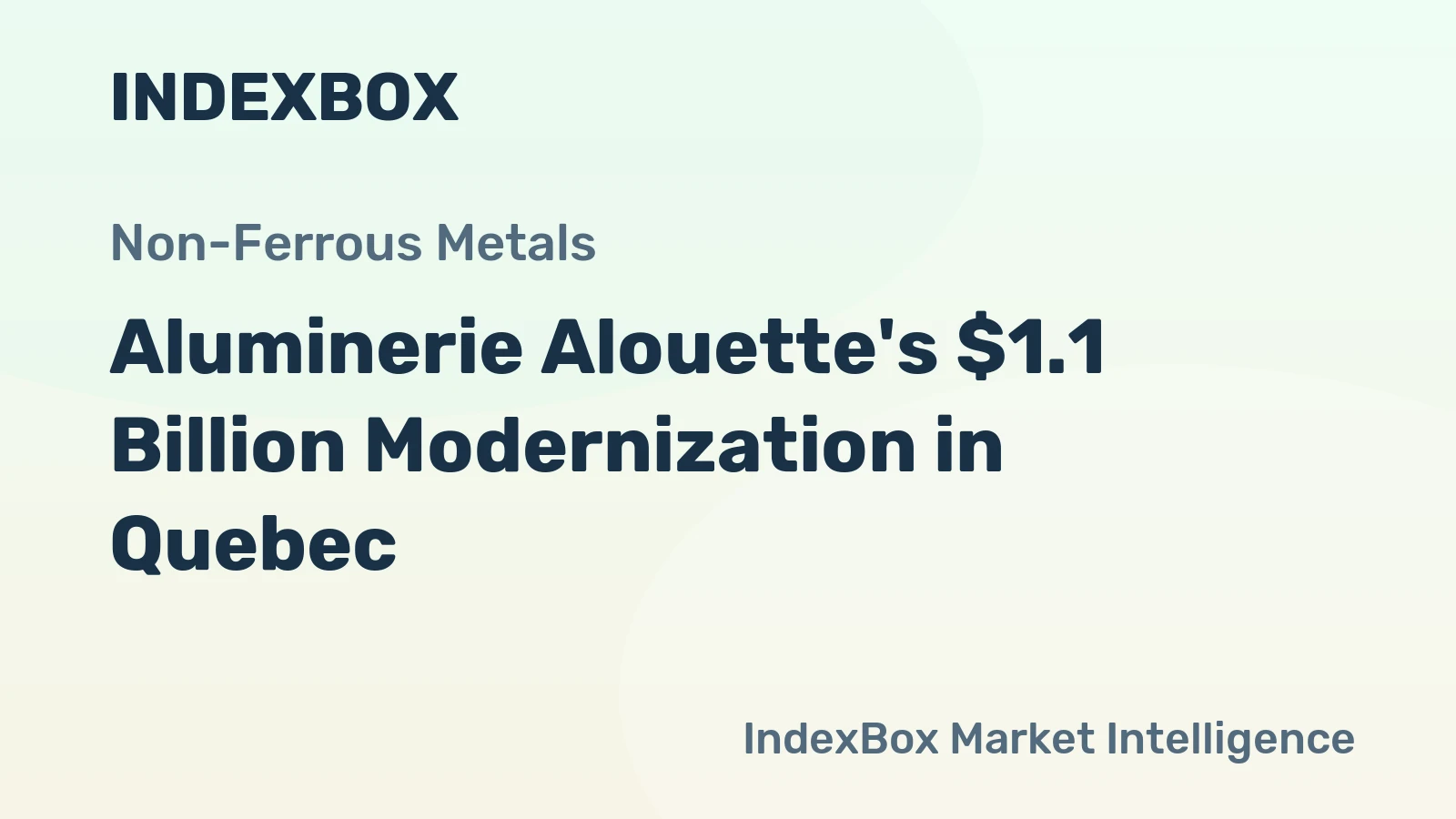 Aluminerie Alouette's $1.1 Billion Modernization in Quebec