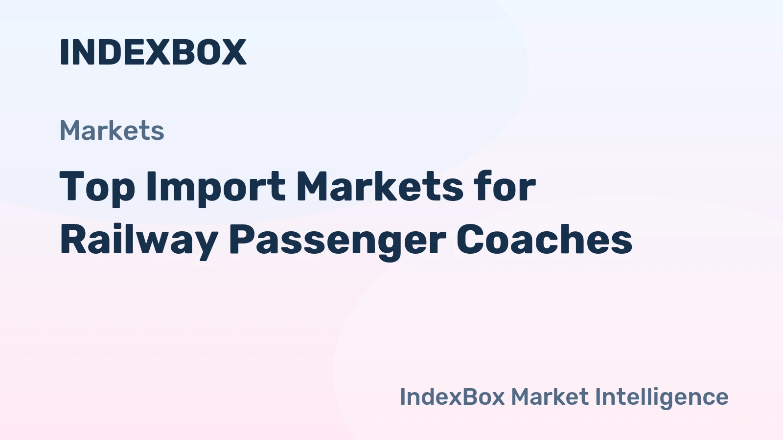Top Import Markets for Railway Passenger Coaches