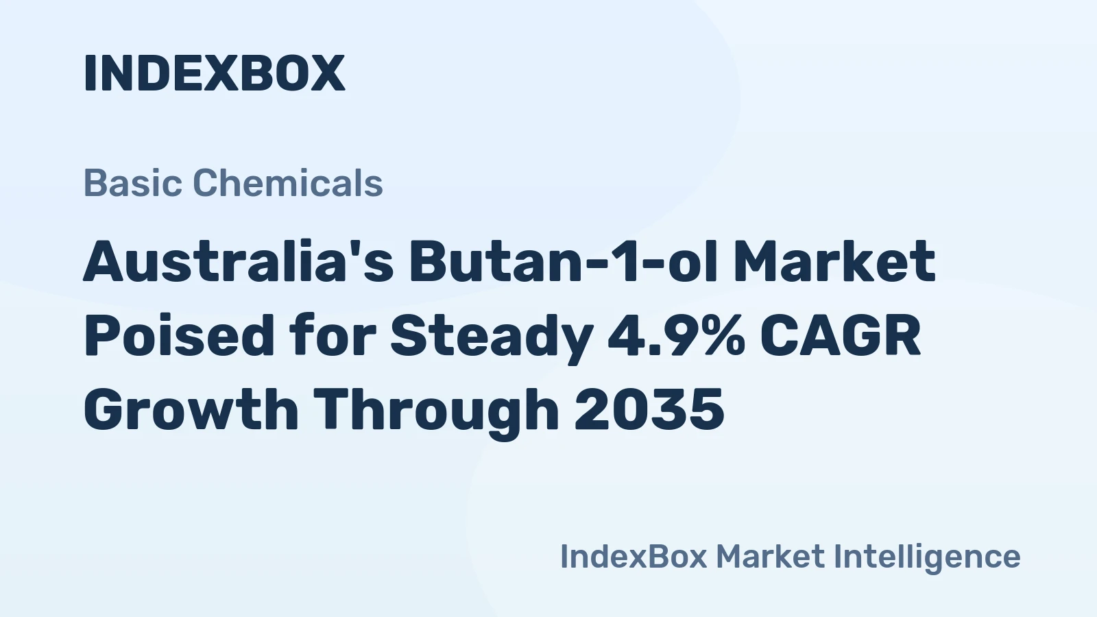 Australia's Butan-1-ol Market Poised for Steady 4.9% CAGR Growth Through 2035
