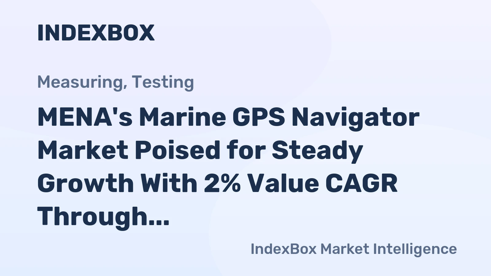 MENA's Marine GPS Navigator Market Poised for Steady Growth With 2% Value CAGR Through 2035