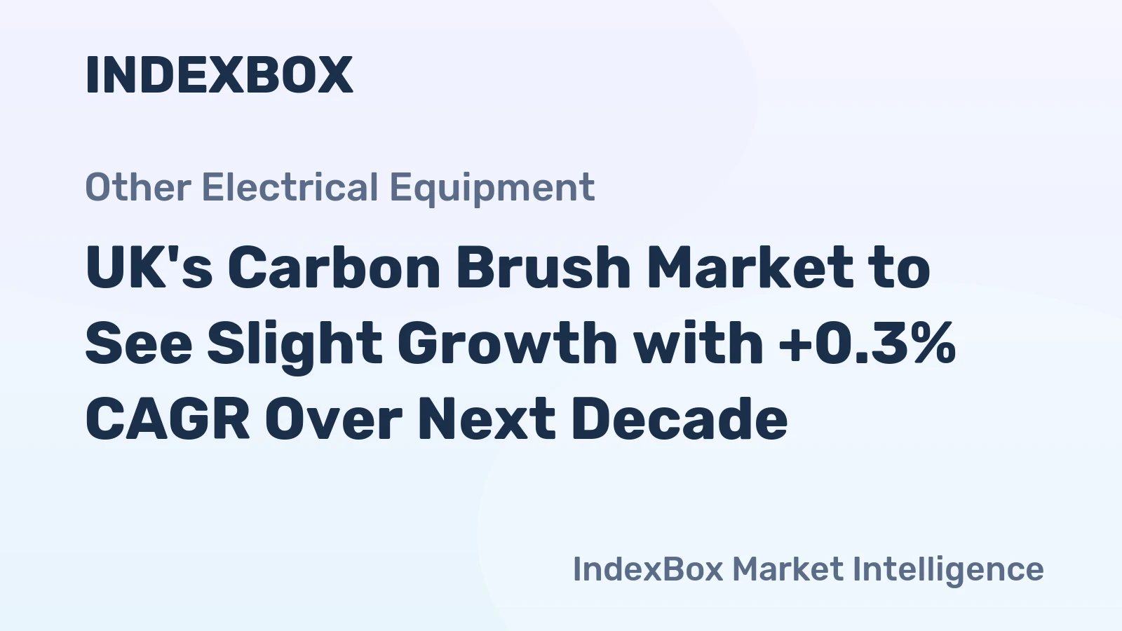 UK's Carbon Brush Market to See Slight Growth with +0.3% CAGR Over Next Decade