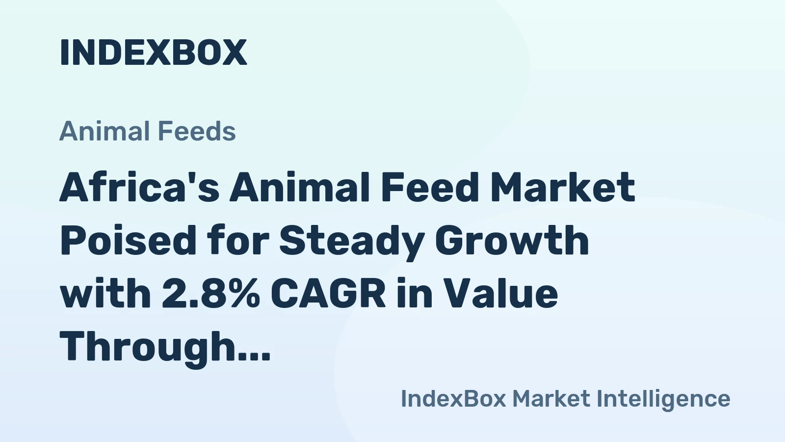 Africa's Animal Feed Market Poised for Steady Growth with 2.8% CAGR in Value Through 2035
