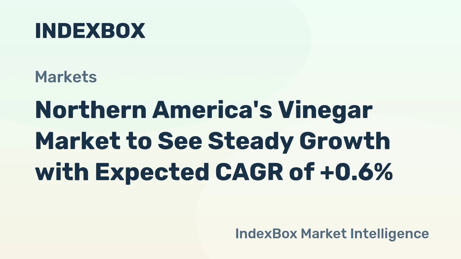 Northern America's Vinegar Market to See Steady Growth with Expected CAGR of +0.6%