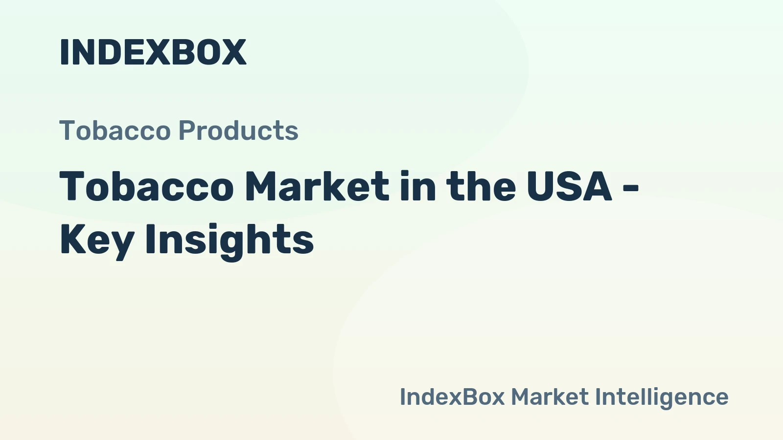 Tobacco Market in the USA - Key Insights
