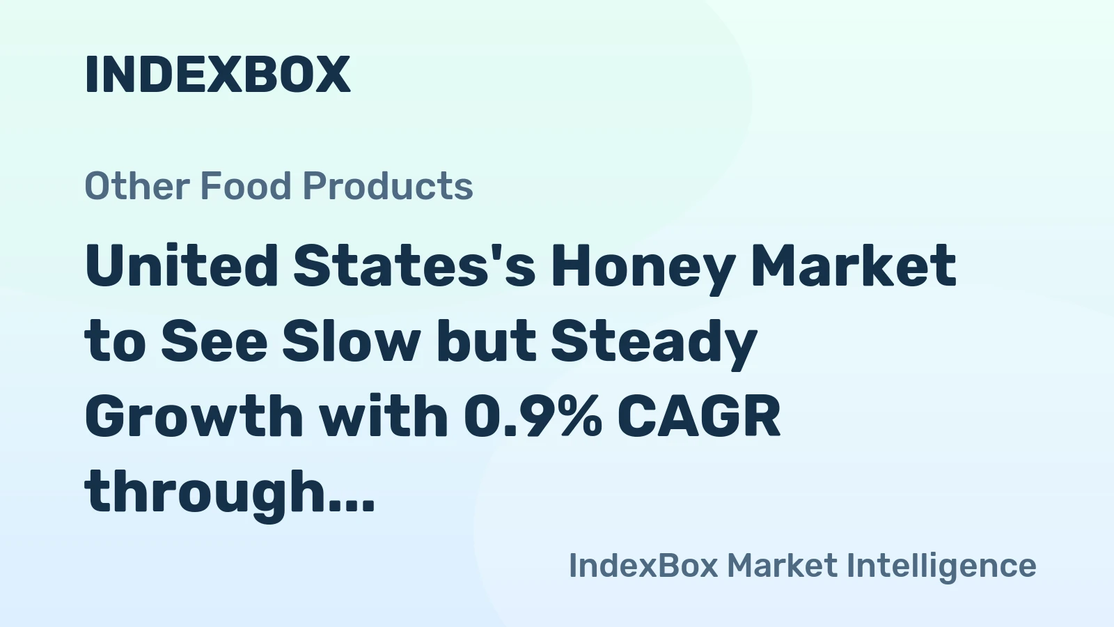 United States's Honey Market to See Slow but Steady Growth with 0.9% CAGR through 2035