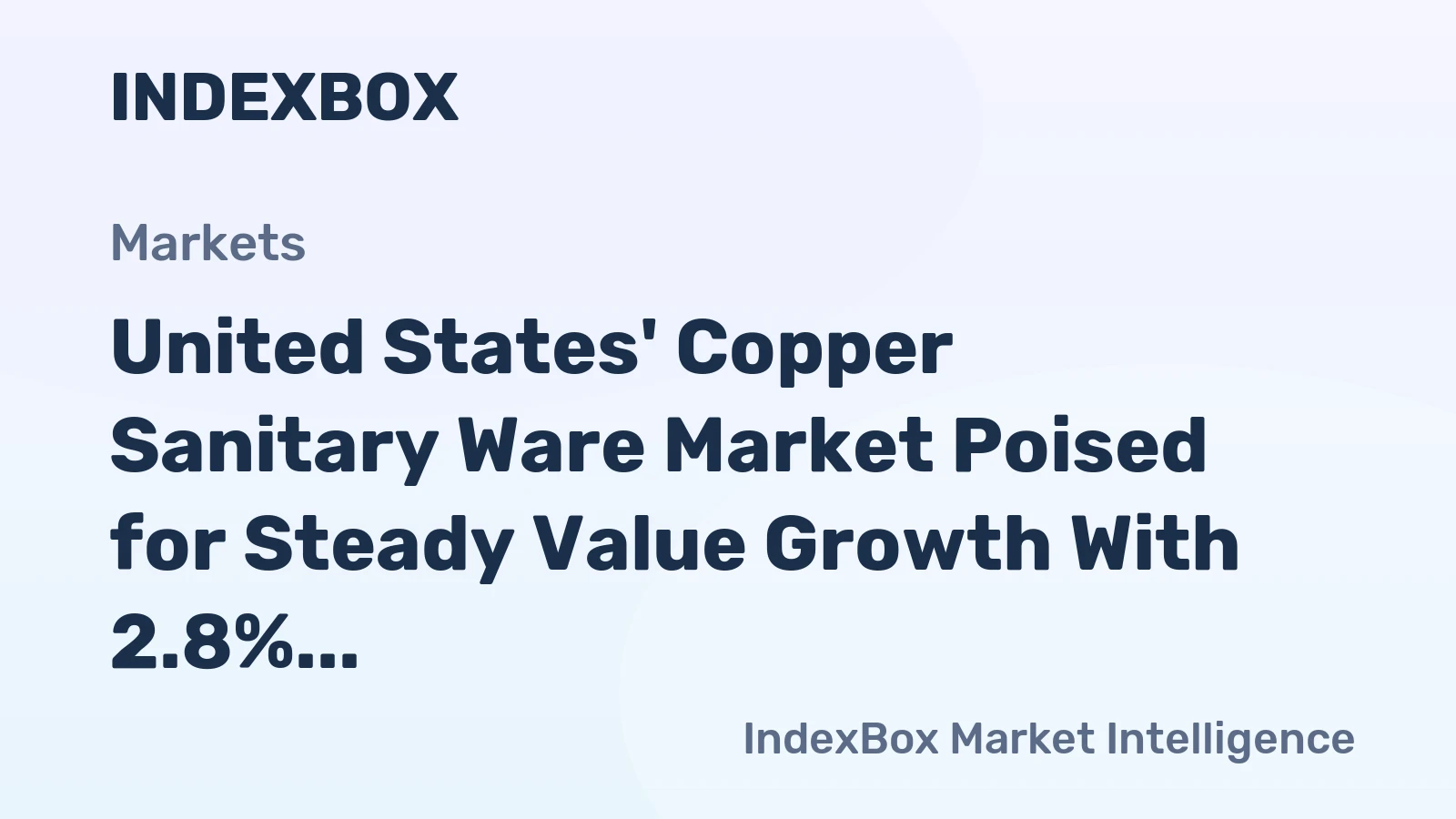 United States' Copper Sanitary Ware Market Poised for Steady Value Growth With 2.8% CAGR Through 2035