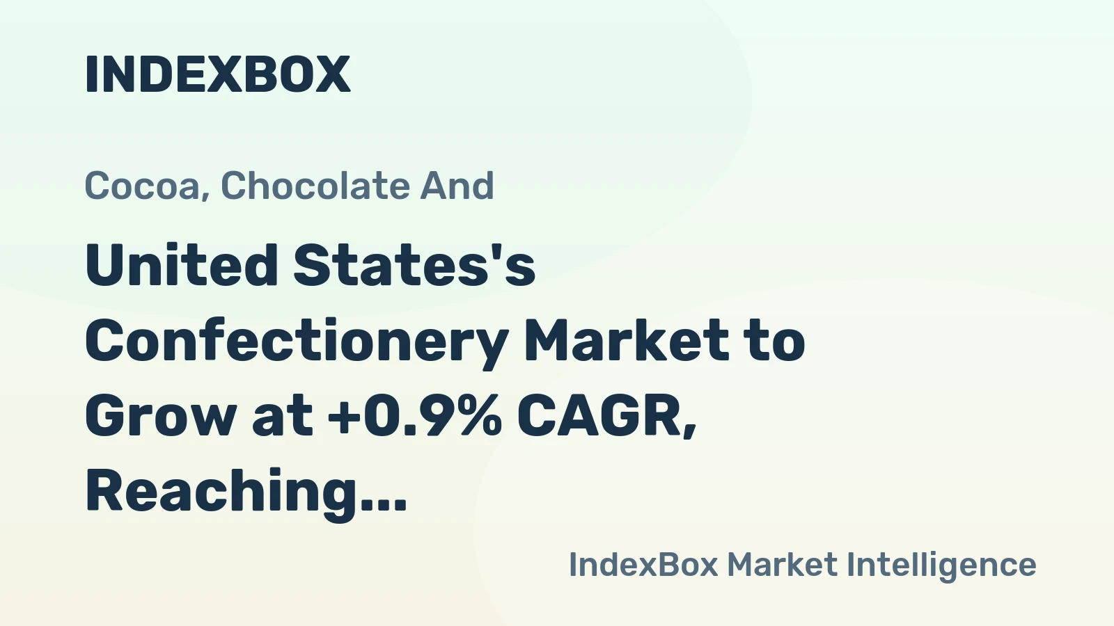 United States's Confectionery Market to Grow at +0.9% CAGR, Reaching 8.5M tons by 2035