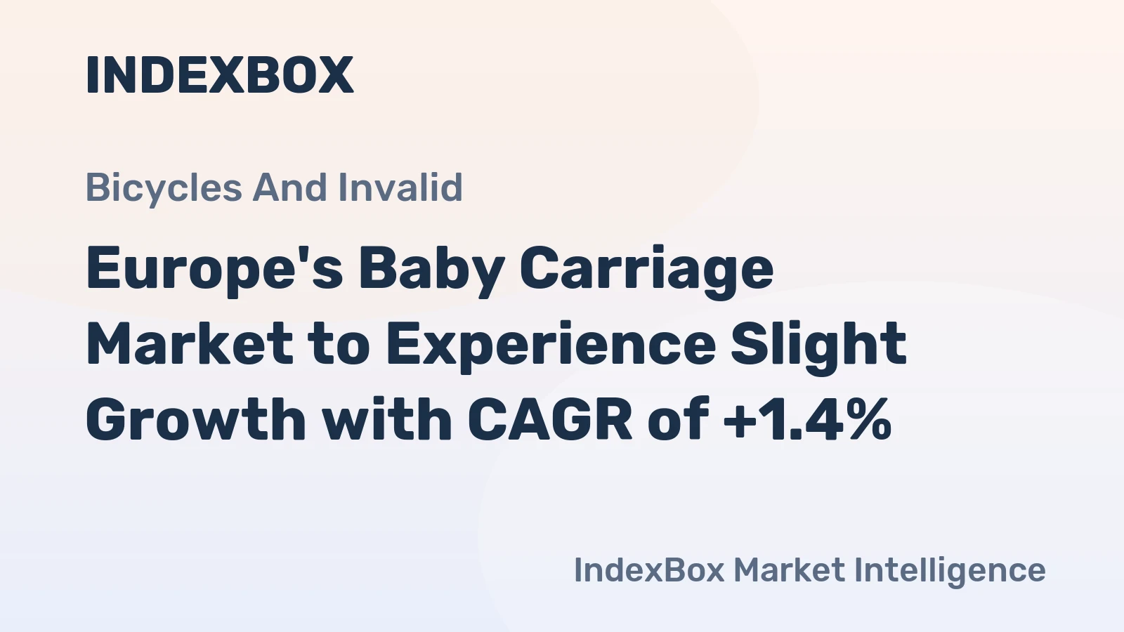 Europe's Baby Carriage Market to Experience Slight Growth with CAGR of +1.4%