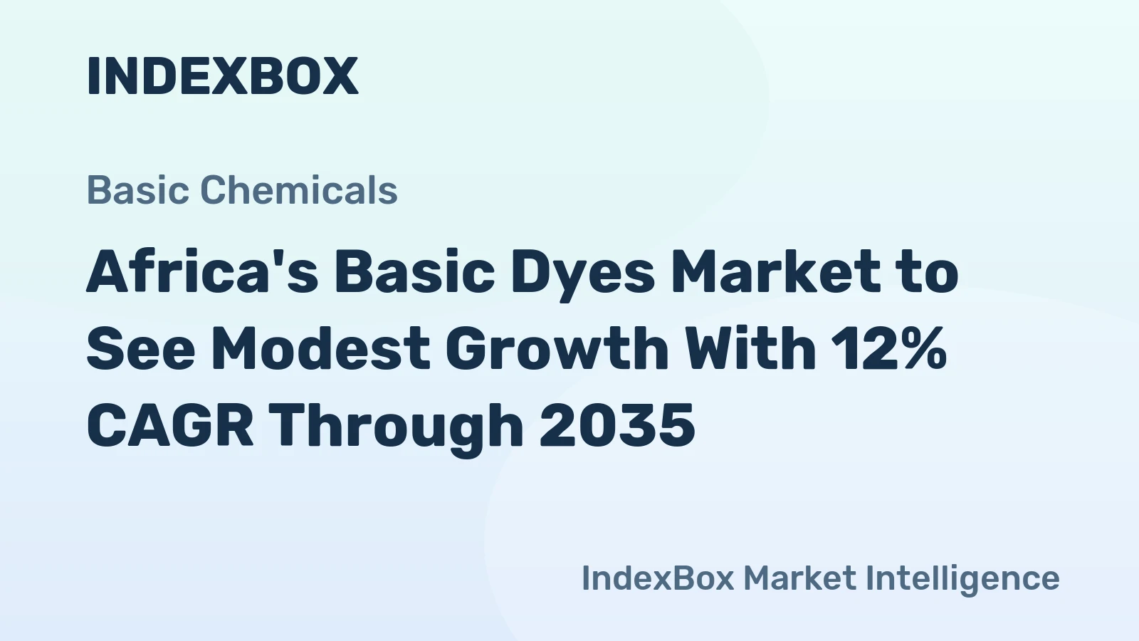 Africa's Basic Dyes Market to See Modest Growth With 12% CAGR Through 2035