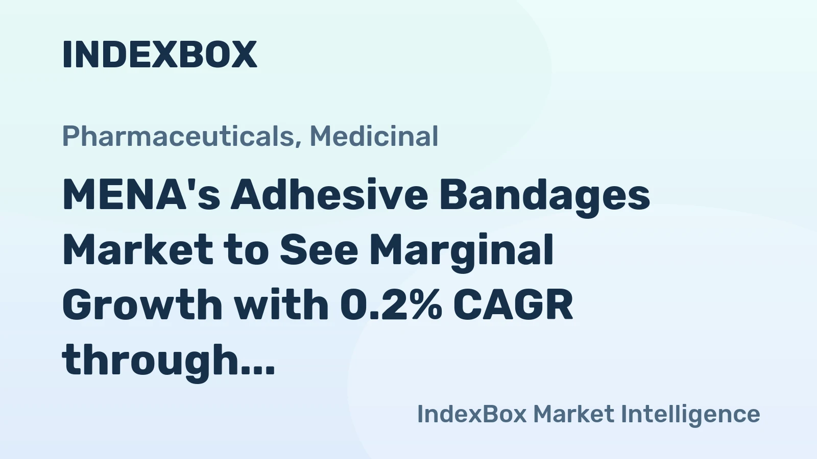 MENA's Adhesive Bandages Market to See Marginal Growth with 0.2% CAGR through 2035