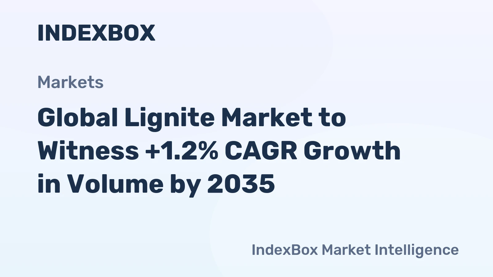 Global Lignite Market to Witness +1.2% CAGR Growth in Volume by 2035
