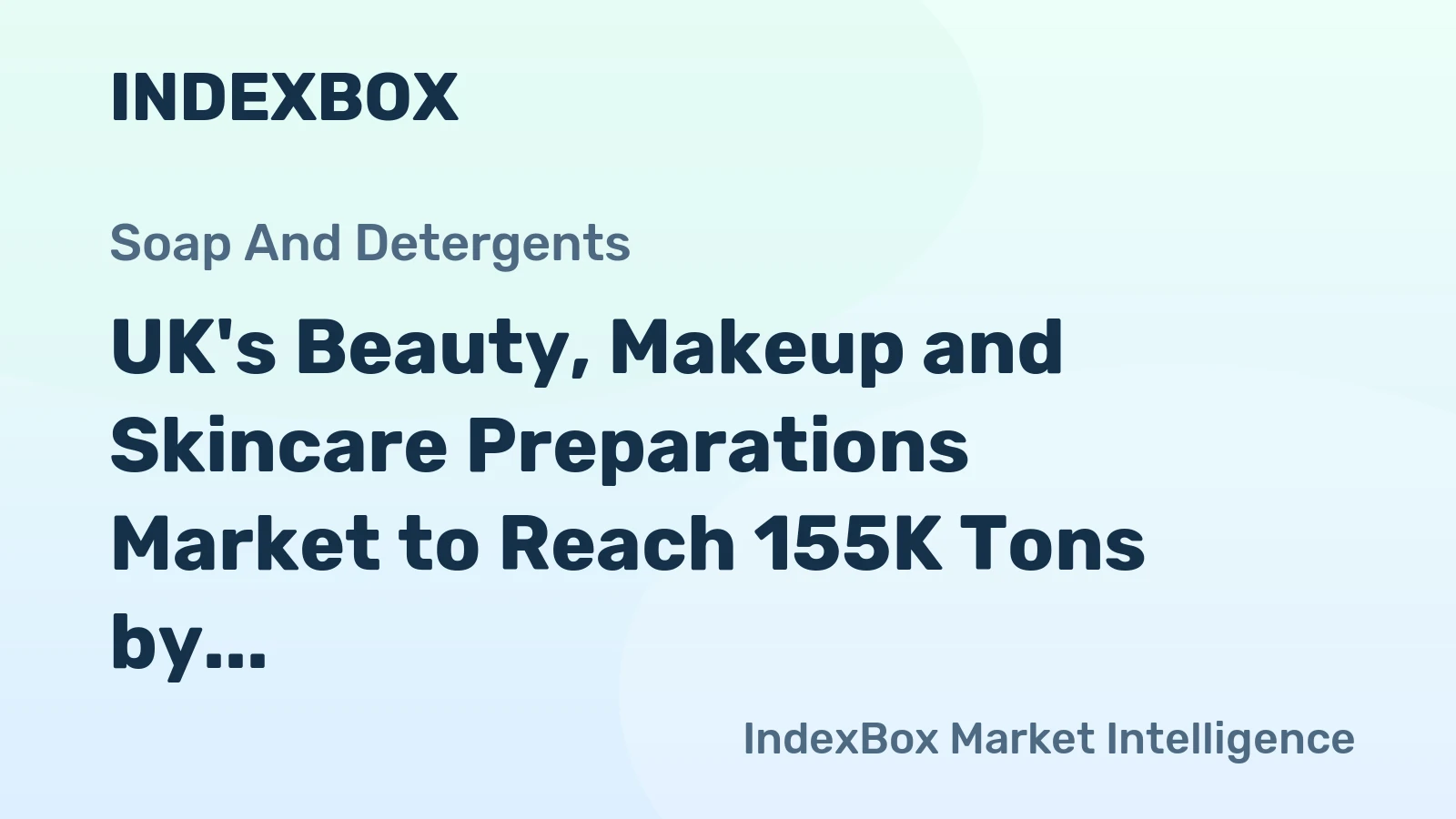 UK's Beauty, Makeup and Skincare Preparations Market to Reach 155K Tons by 2035, Valued at $2.3B