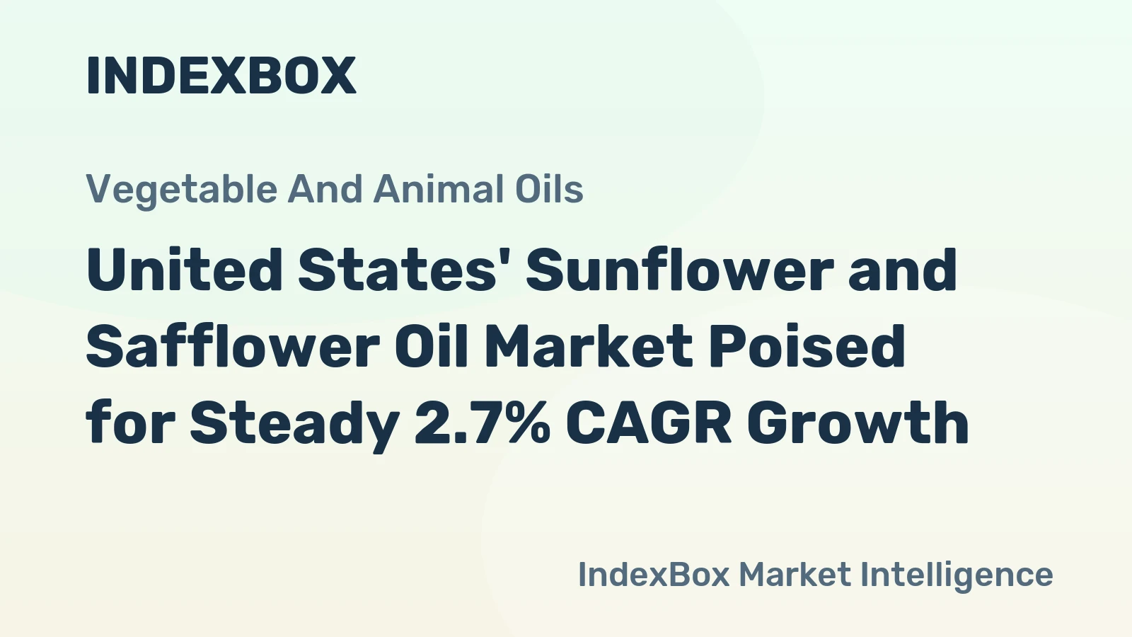 United States' Sunflower and Safflower Oil Market Poised for Steady 2.7% CAGR Growth