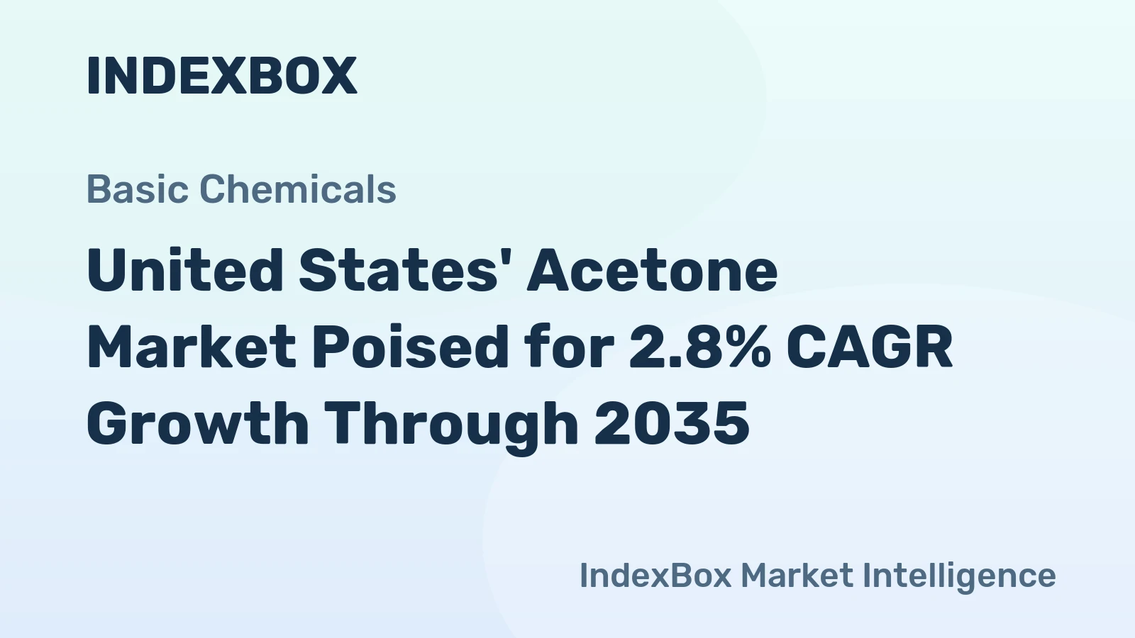 United States' Acetone Market Poised for 2.8% CAGR Growth Through 2035