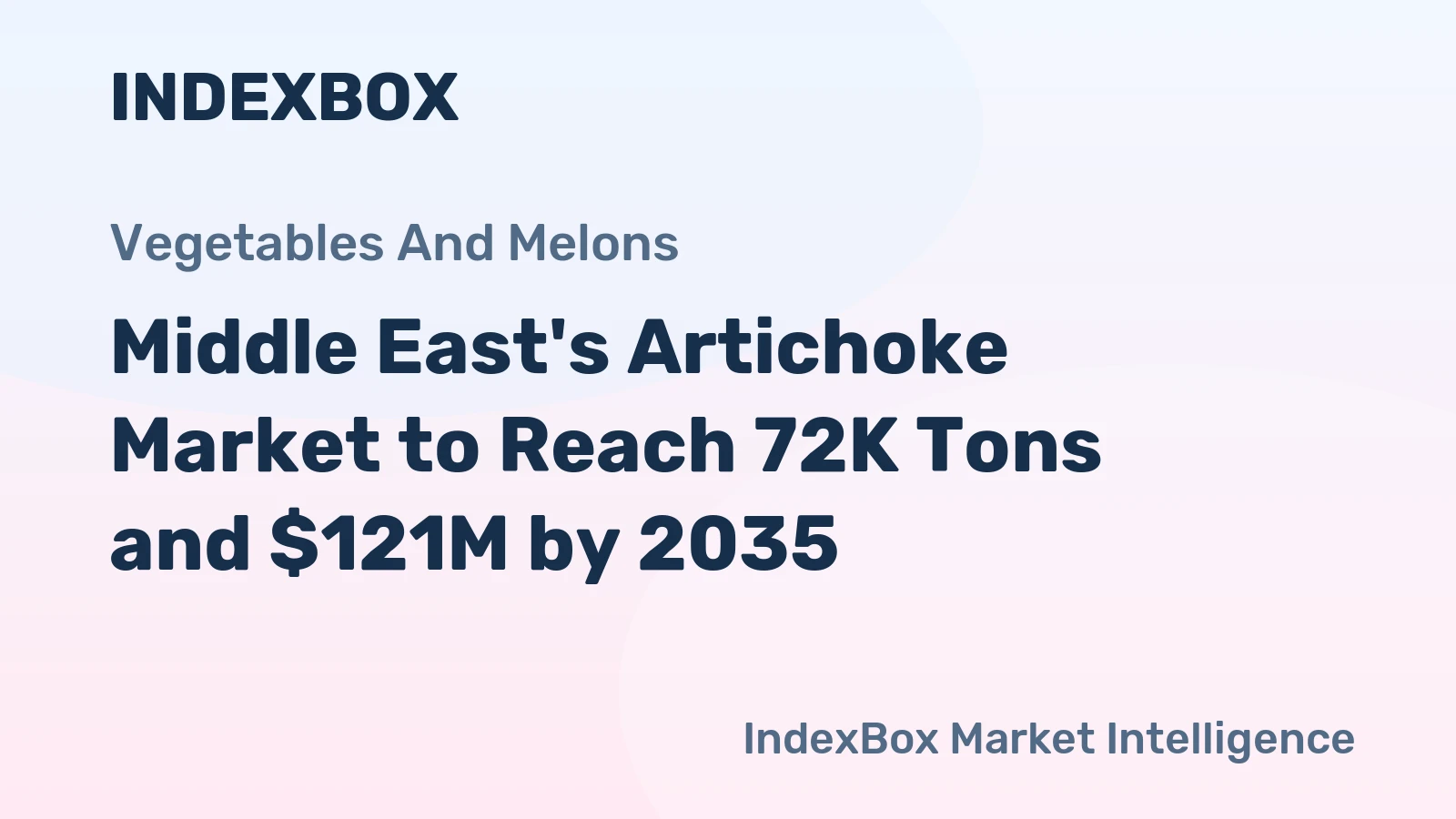 Middle East's Artichoke Market to Reach 72K Tons and $121M by 2035
