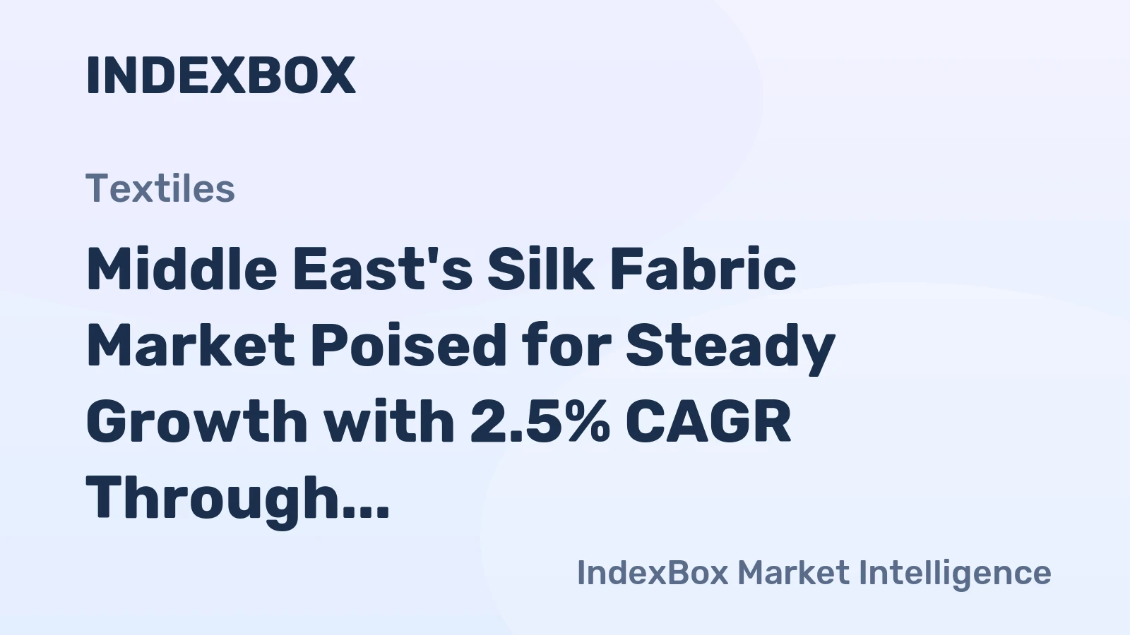 Middle East's Silk Fabric Market Poised for Steady Growth with 2.5% CAGR Through 2035