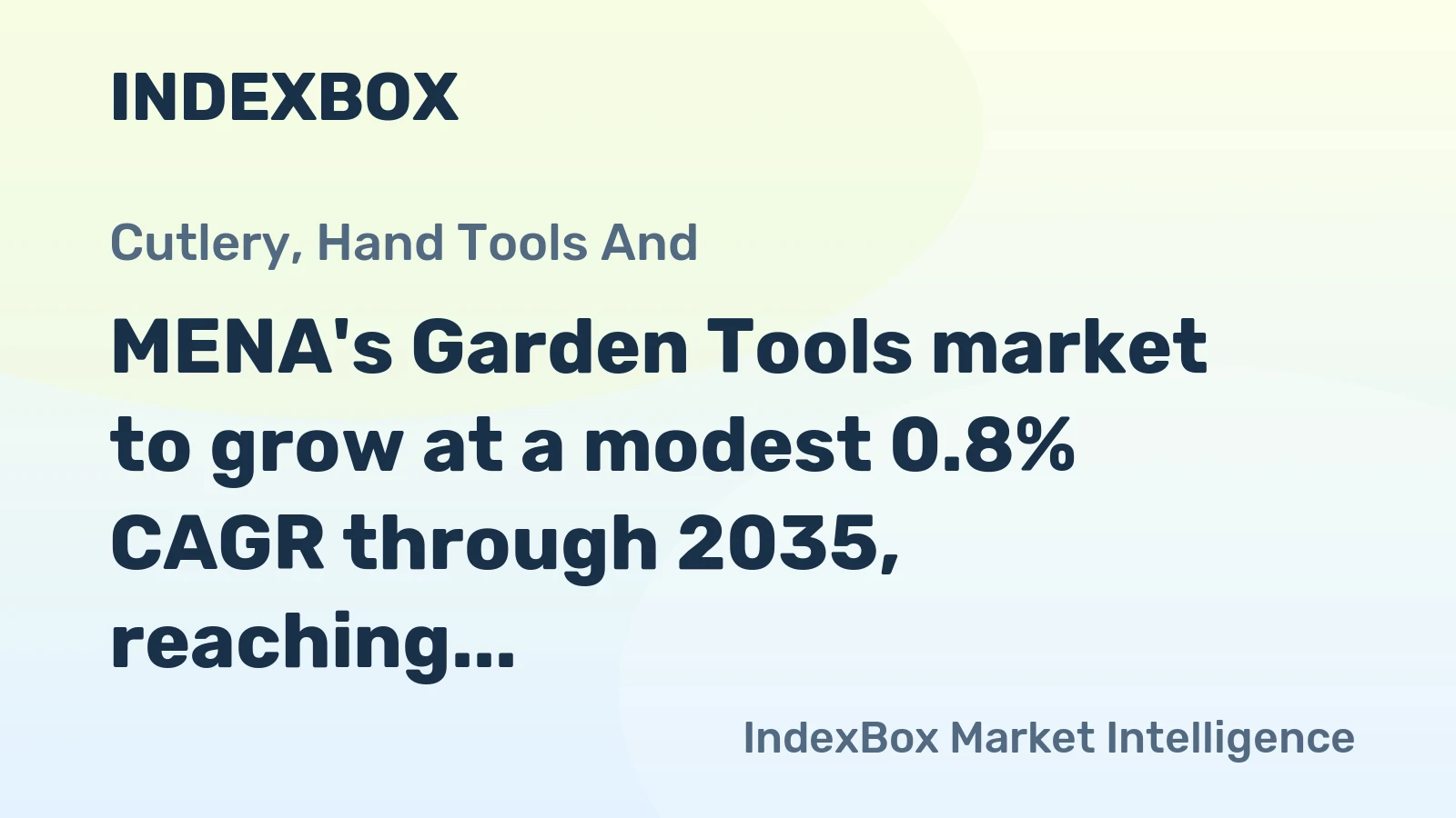 MENA's Garden Tools market to grow at a modest 0.8% CAGR through 2035, reaching $72M, driven by steady regional demand.