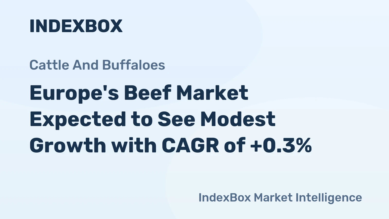 Europe's Beef Market Expected to See Modest Growth with CAGR of +0.3%