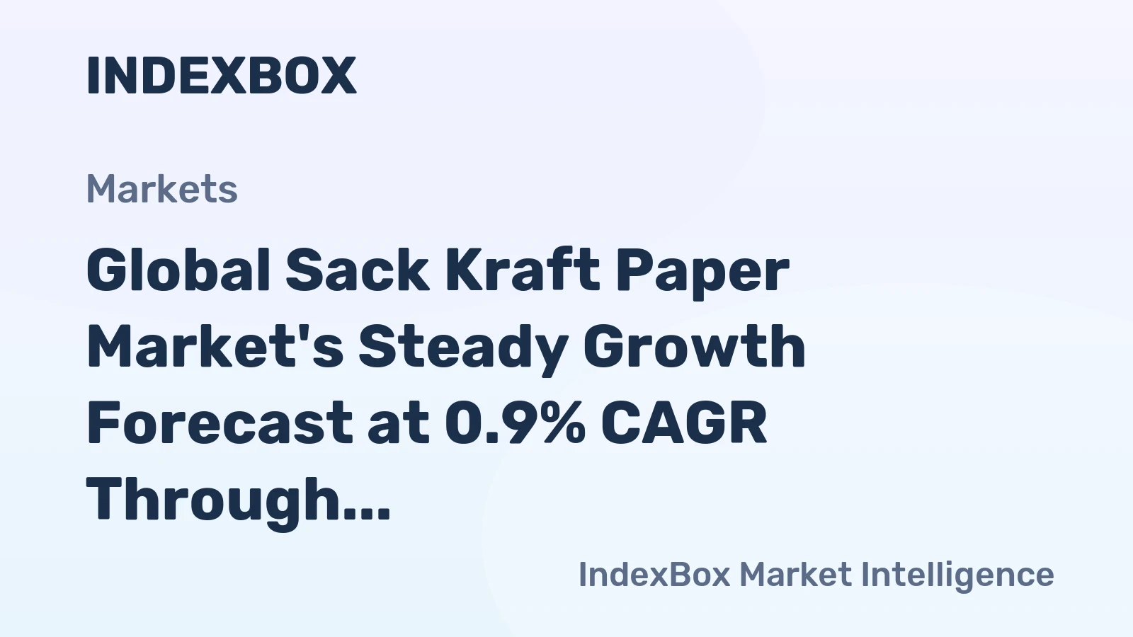 Global Sack Kraft Paper Market's Steady Growth Forecast at 0.9% CAGR Through 2035