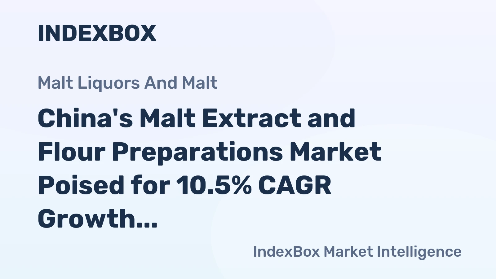 China's Malt Extract and Flour Preparations Market Poised for 10.5% CAGR Growth Through 2035