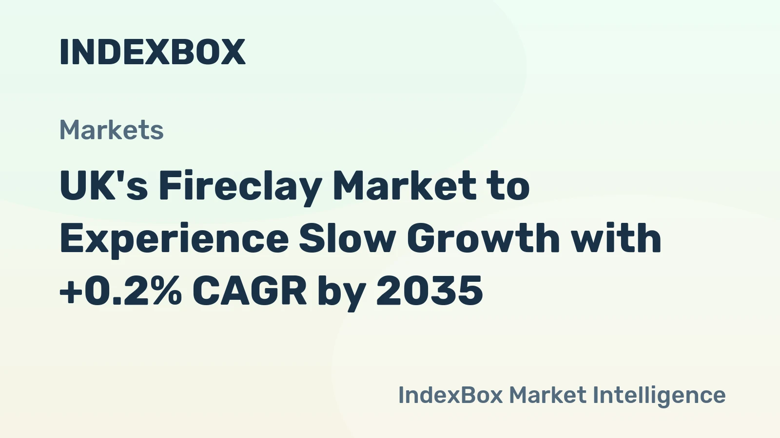 UK's Fireclay Market to Experience Slow Growth with +0.2% CAGR by 2035