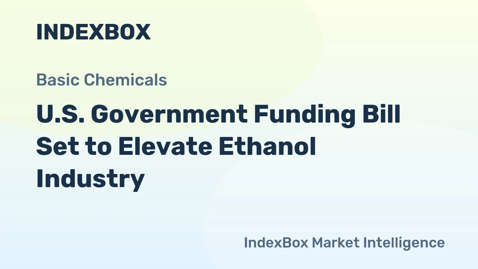 U.S. Government Funding Bill Set to Elevate Ethanol Industry