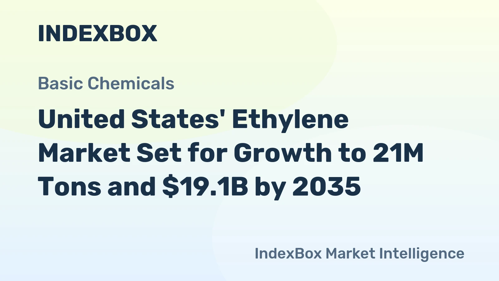 United States' Ethylene Market Set for Growth to 21M Tons and $19.1B by 2035