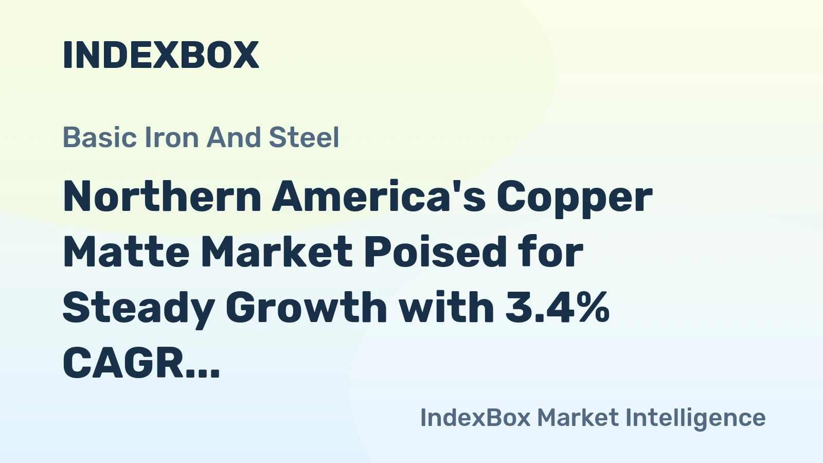 Northern America's Copper Matte Market Poised for Steady Growth with 3.4% CAGR Through 2035